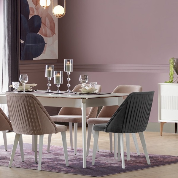 MESA DE COMEDOR GARNETH - Alfemo