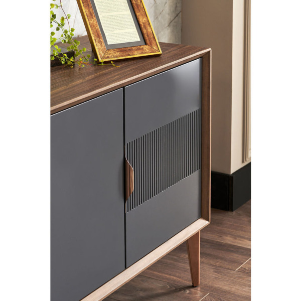 CONSOLA GARNETH ANTRACITA - Alfemo