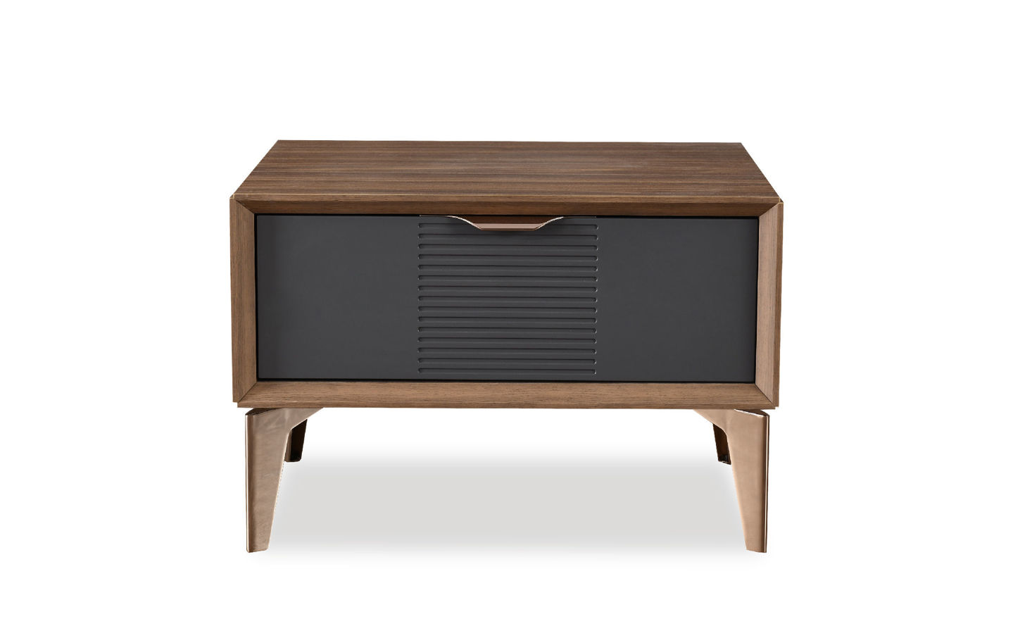 MESITA DE NOCHE GARNETH ANTRACITA - Alfemo